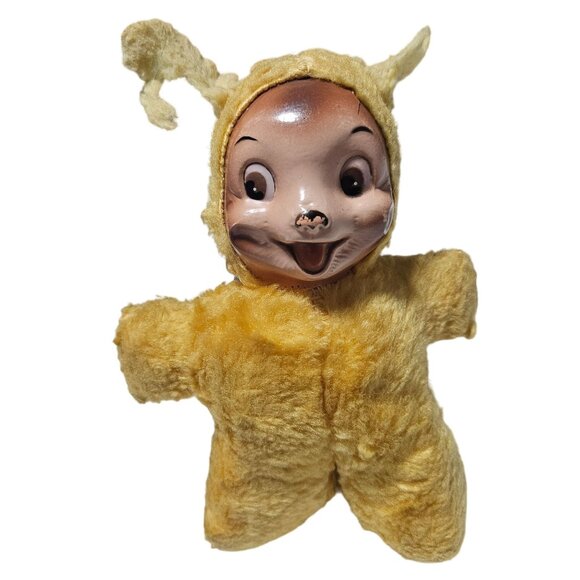 Unknown | Toys | Vintage 5s 60s Hard Plastic Face Bear Rabbit 8 Inch ...